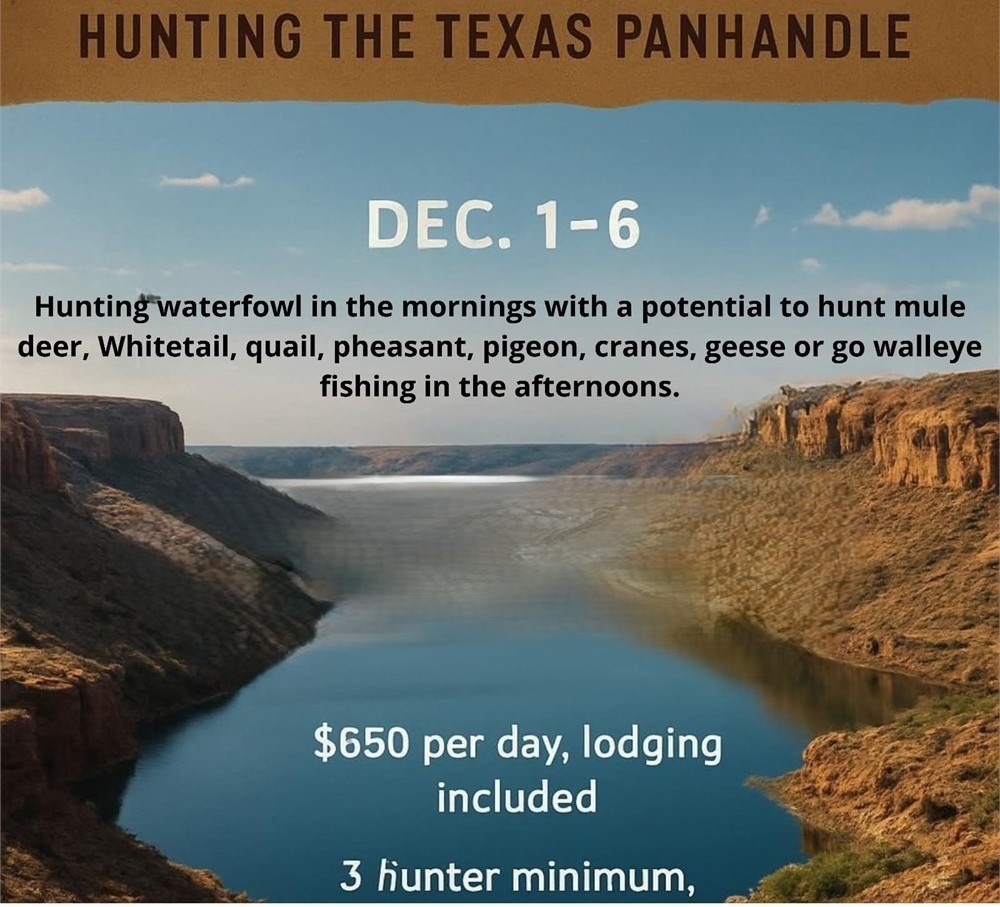 WildLife Buyer, LLC. - *Reduced Price! Texas Panhandle Waterfowl/Upland ...