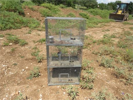 WildLife Buyer, LLC. - 3 TRIPLE STACK CAGES 18X18X2