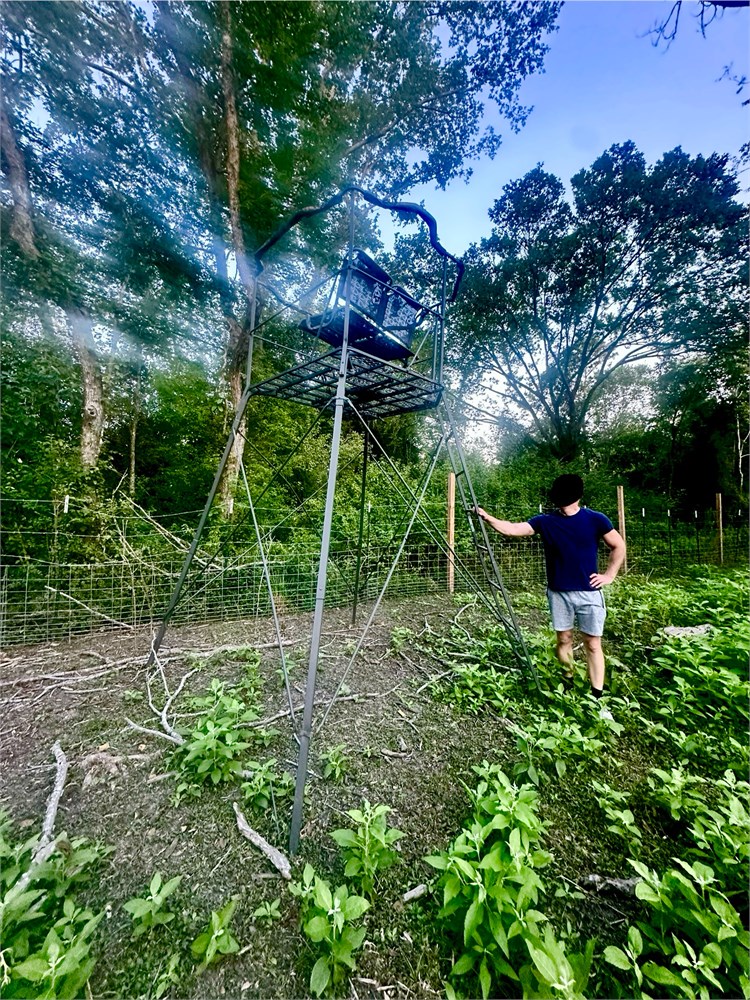 WildLife Buyer, LLC. - 2 Deer Blinds with Quad Pods, Sturdy, Elevated ...