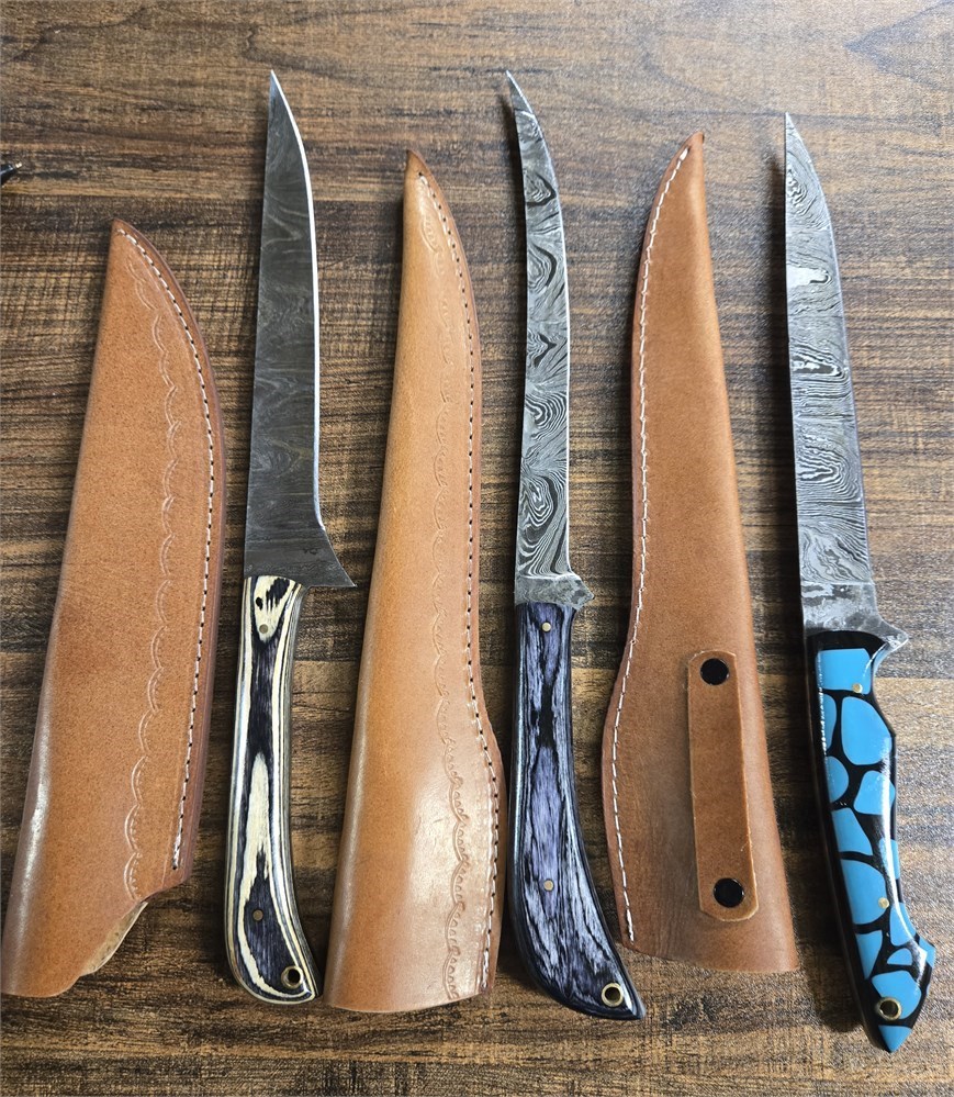 WildLife Buyer, LLC. - First time offered, 3 custom made Damascus ...